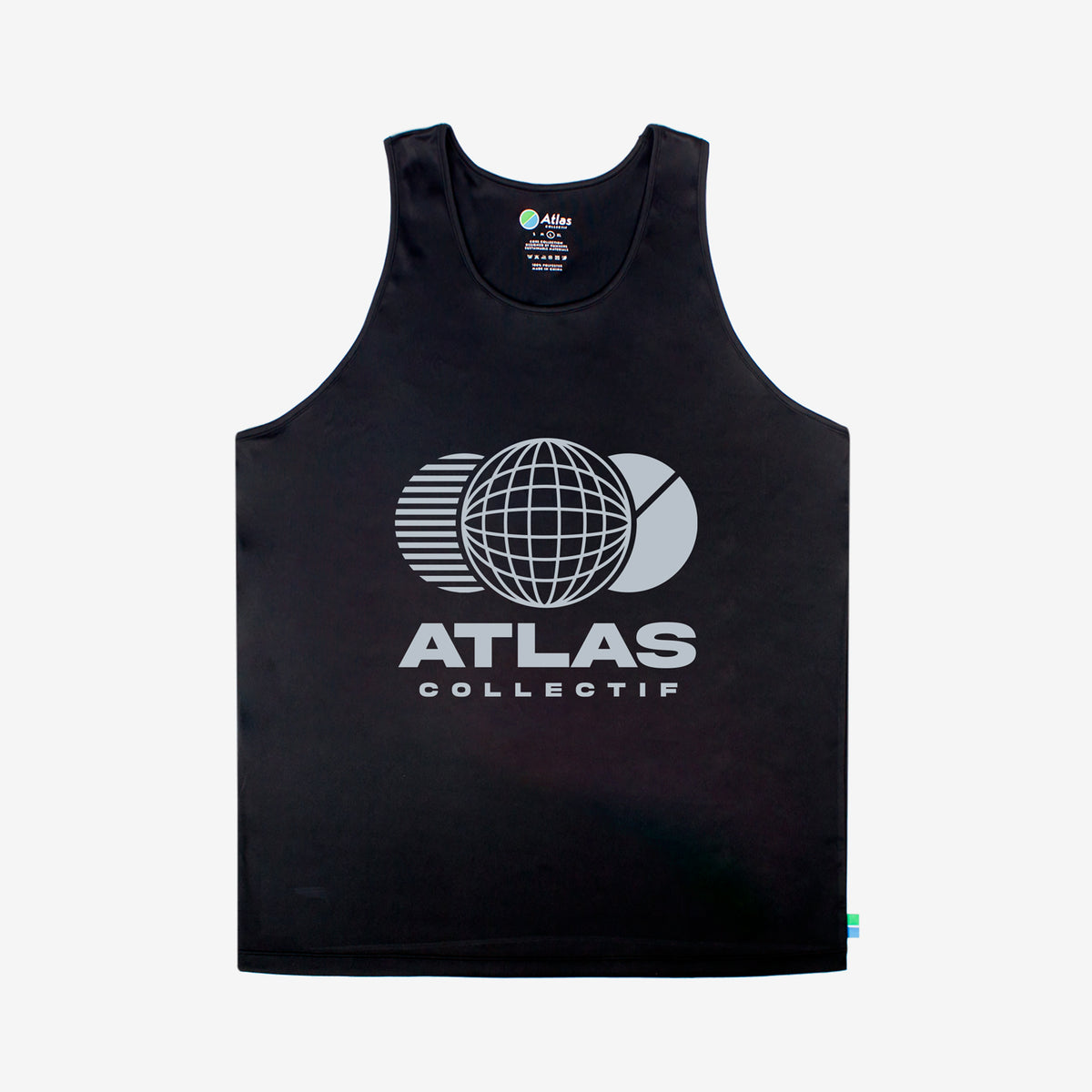 3M Reflective Globe Running Singlet Black – Atlas Collectif